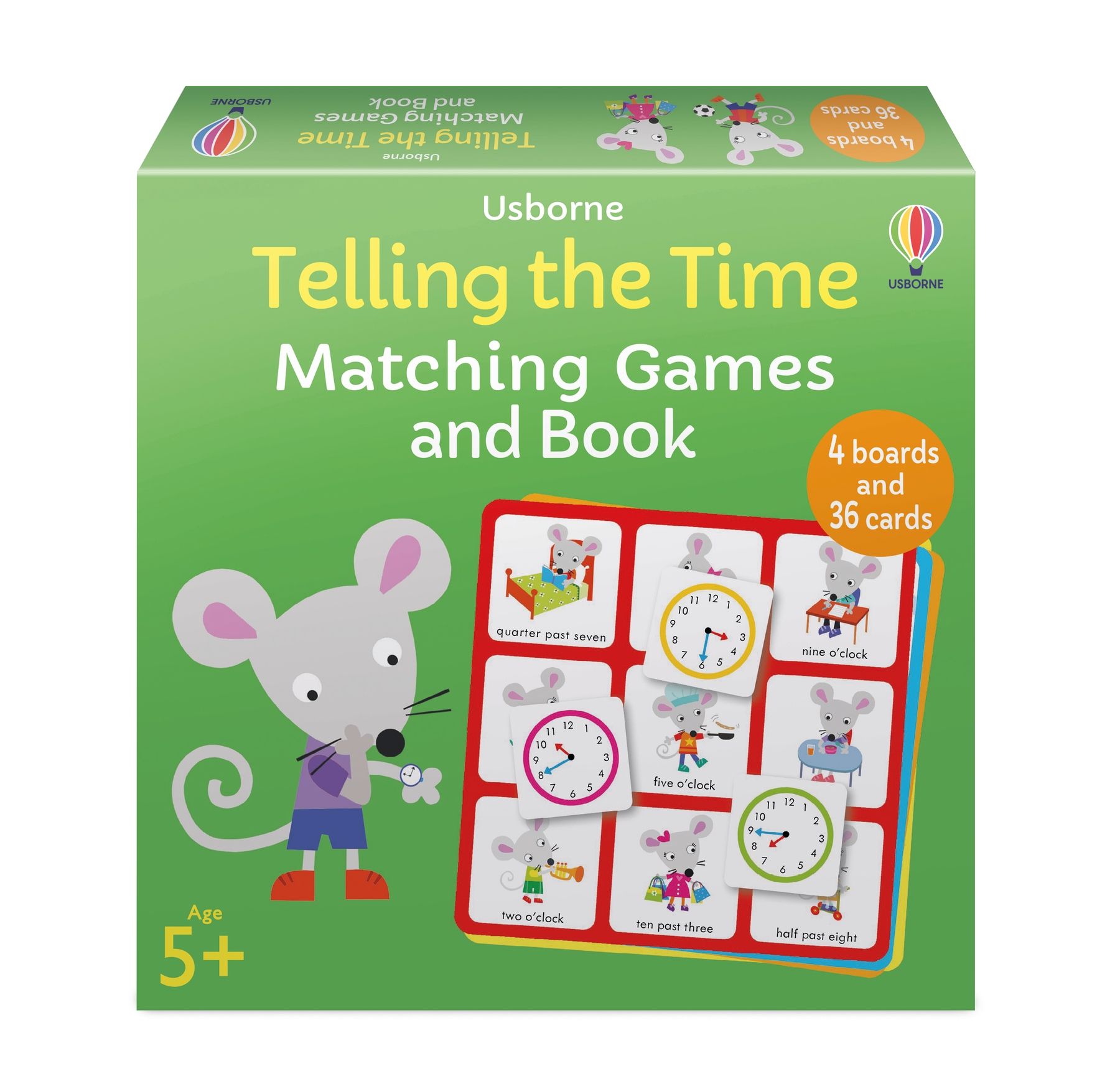 Telling the Time Matching Games and Book – Kidzbooks